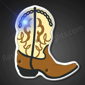 Brown Shimmer Light Up Shiny Cowboy Hat