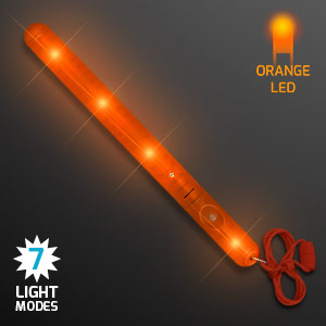 Orange Light Up Cosmic LED Bracelet | FlashingBlinkyLights