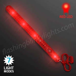 Red LED Light Up Fiber Optic Toy Wand | FlashingBlinkyLights