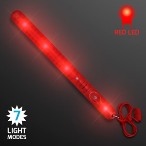 Red LED Light Up Fiber Optic Toy Wand | FlashingBlinkyLights