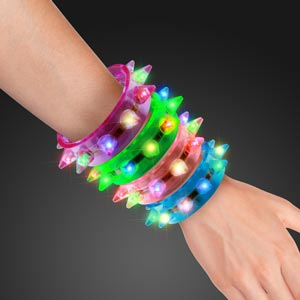 Light Up LED Bracelets by FlashingBlinkyLights.com