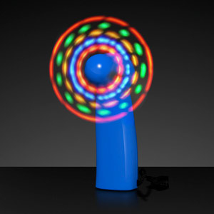 Red LED Light Up Mini Fan | FlashingBlinkyLights