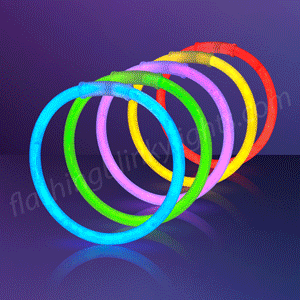 Neon Glow Bracelets by FlashingBlinkyLights.com