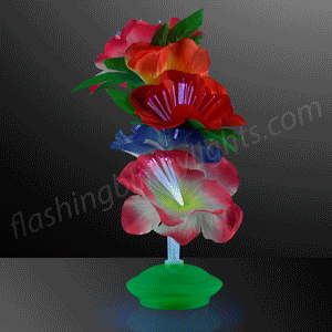 Fiber Optic LED Light Up Centerpiece | FlashingBlinkyLights