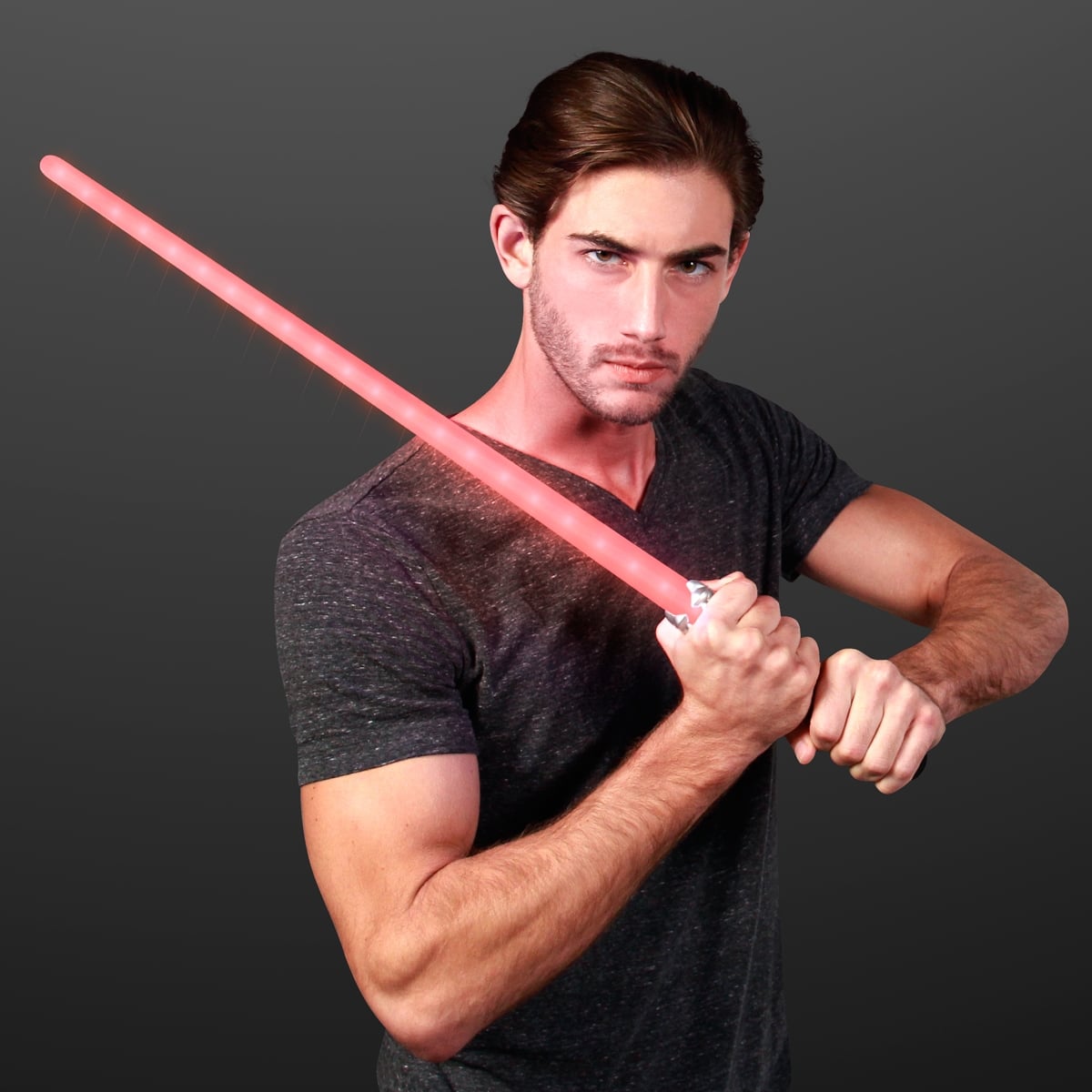 Light Up Red Expandable LED Toy Saber | FlashingBlinkyLights