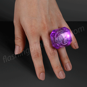 Flashing LED Light Up Rings by FlashingBlinkyLights