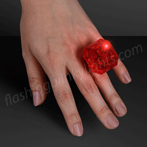 Flashing LED Light Up Rings by FlashingBlinkyLights