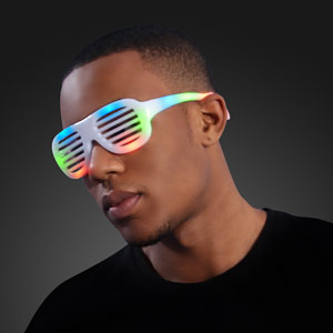 Pink LED Light Up Party Shades | FlashingBlinkyLights