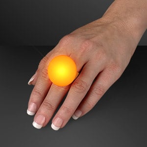 Orange LED Light Up Sound Activated Bracelet | FlashingBlinkyLights