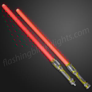 Red LED Light Up Toy Saber | FlashingBlinkyLights