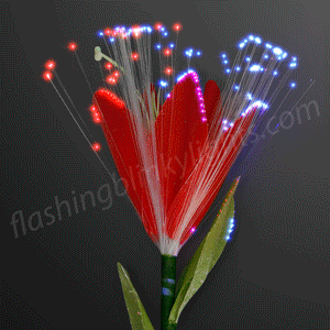 Fiber Optic LED Light Up Flower Centerpiece | FlashingBlinkyLights