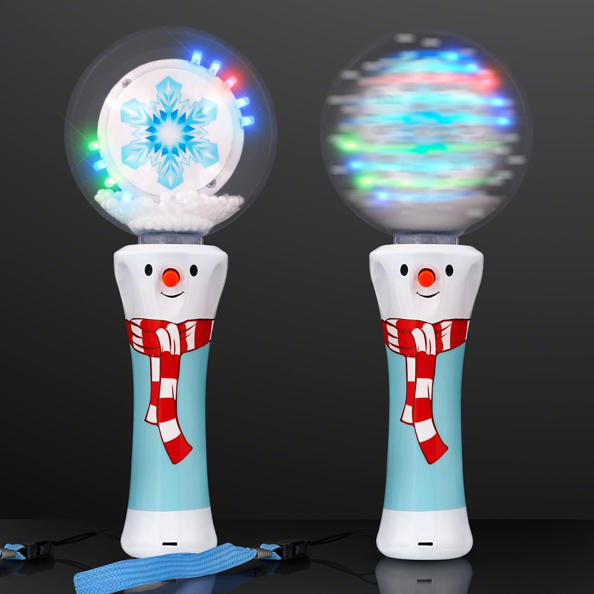 Frozen Snowflakes 6" White Glow Sticks | FlashingBlinkyLights