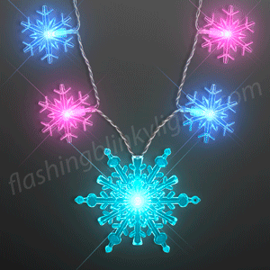 Light Up Snowflake LED Wand | FlashingBlinkyLights