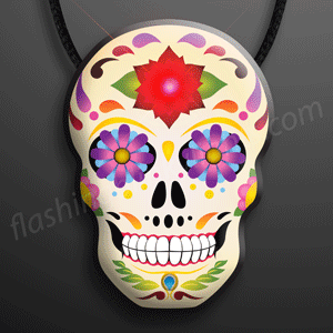 Crazy Eyes LED Light Up Crystal Skull Toy Wand | FlashingBlinkyLights