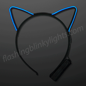 Light Up Color Changing Cat Ears LED Headband | FlashingBlinkyLights