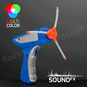 LED Projecting Light Up Toy Gun | FlashingBlinkyLights