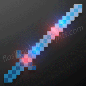 Blue LED Light Up Toy Saber | FlashingBlinkyLights