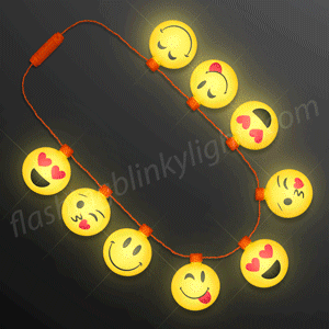 Light Up Heart Eyes Emoji LED Pillow | FlashingBlinkyLights