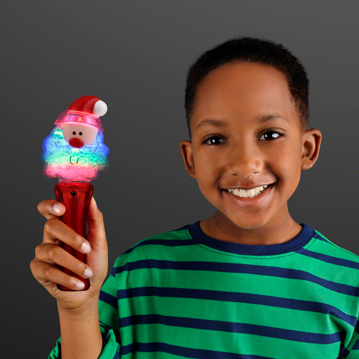 LED Spinning Snowman Light Up Wand | FlashingBlinkyLights