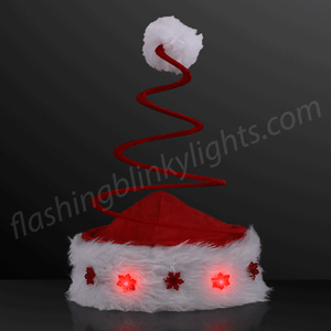 Five Star LED Light Up Santa Hat | FlashingBlinkyLights