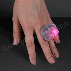Light Up Multi-Color Assorted LED Soft Rings | FlashingBlinkyLights
