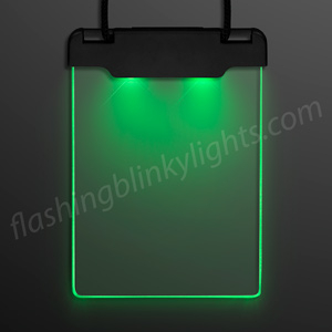 Green Light Up LED Keychain | FlashingBlinklyLights