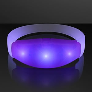 Light Up LED Bracelets by FlashingBlinkyLights.com