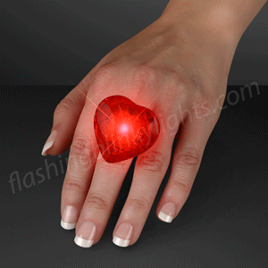 Flashing LED Light Up Rings by FlashingBlinkyLights