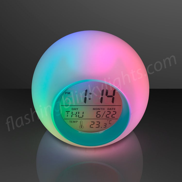 round led wall clock