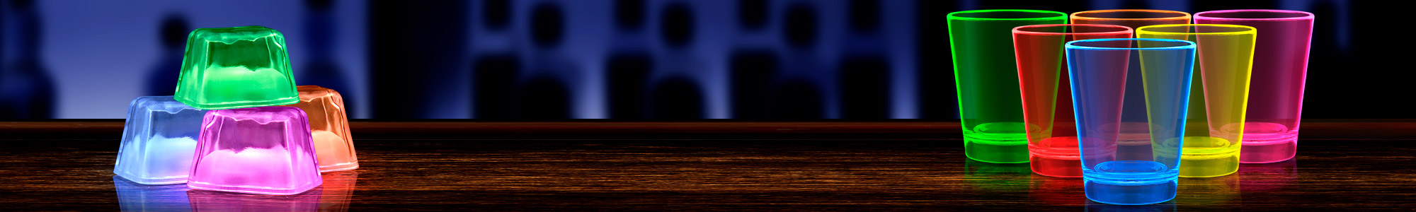 Light Up LED Drinking Glasses & Barware | FlashingBlinkyLights